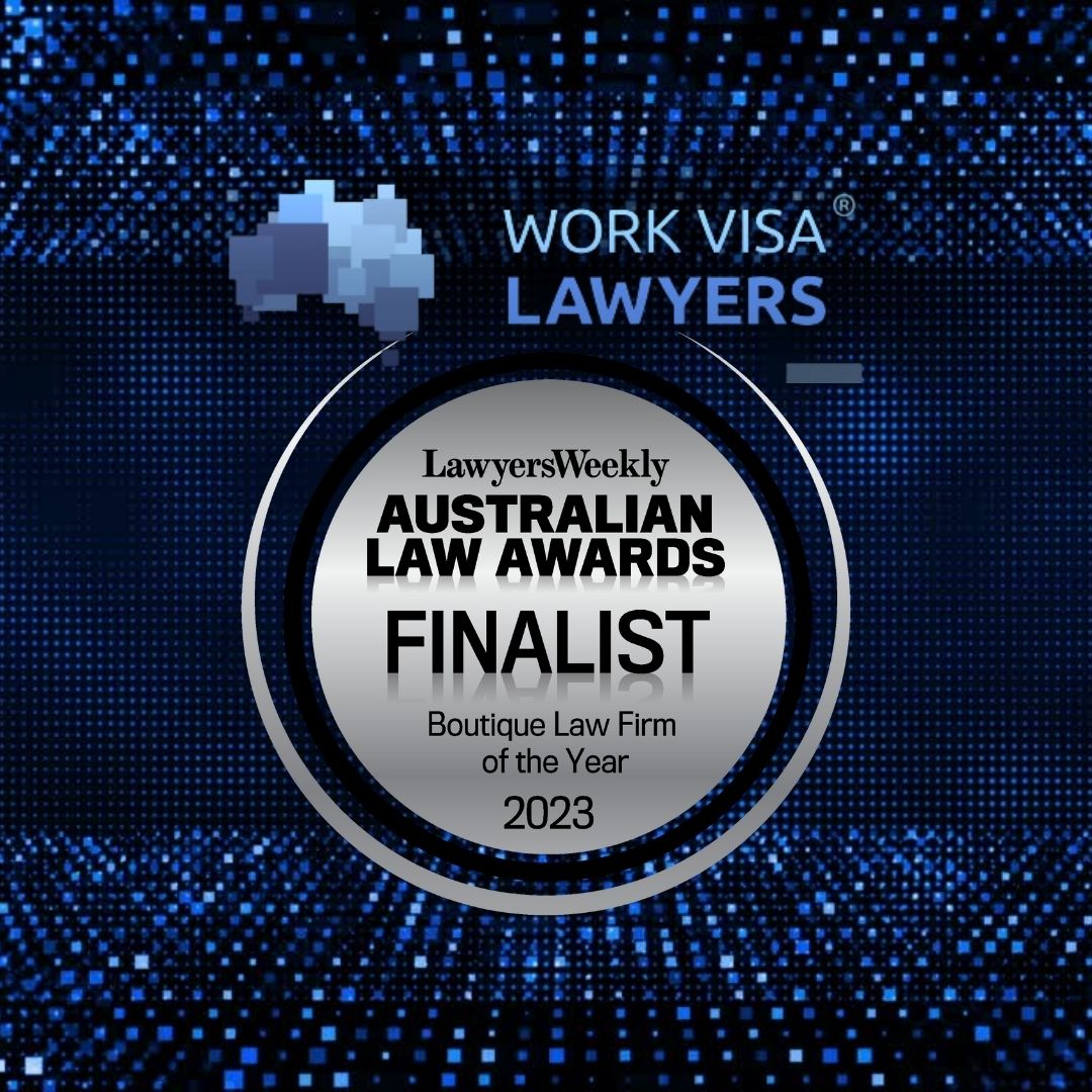 Work Visa Lawyers has been named as a finalist in the Australian Law Awards for Boutique Law ...
